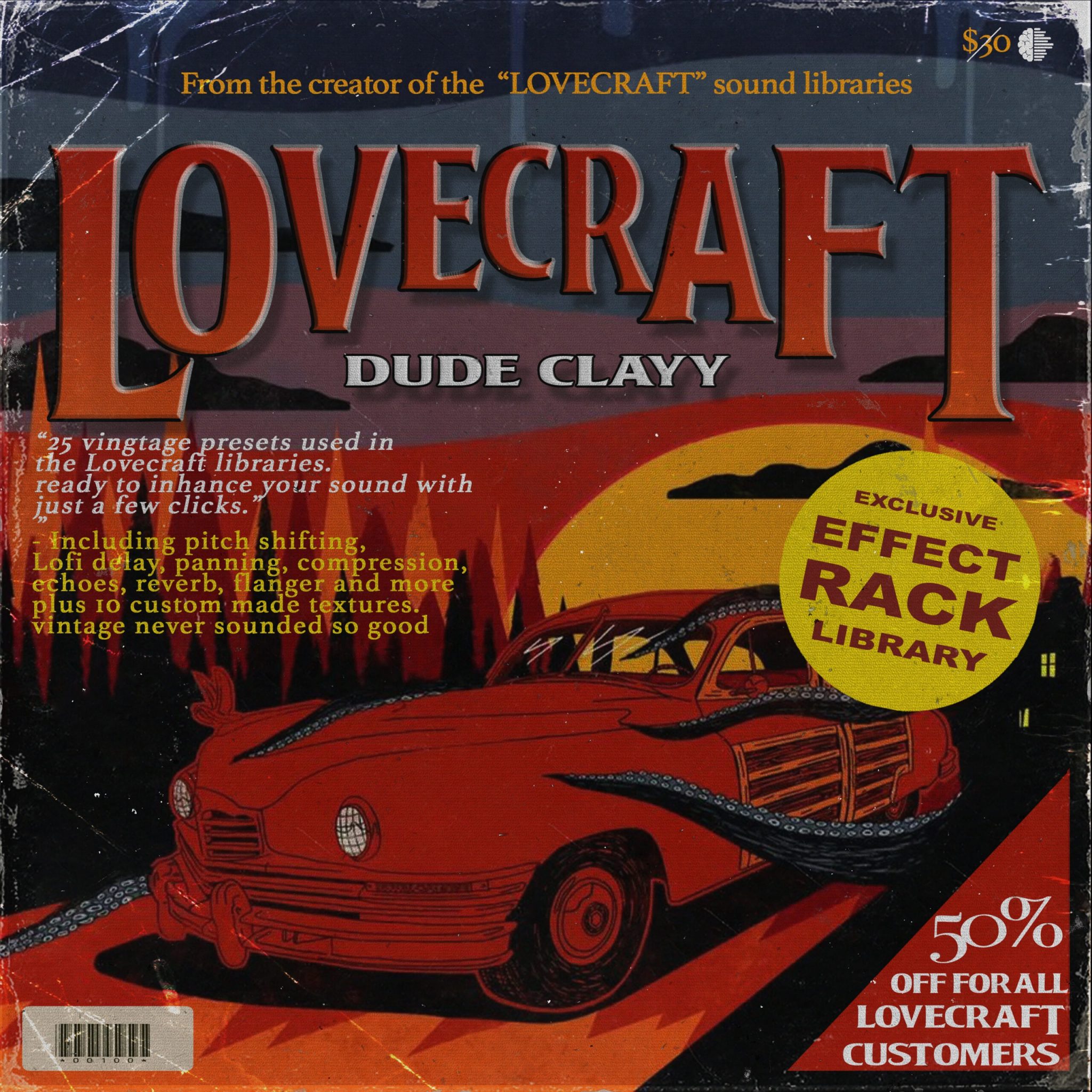 Dude Clayy Lovecraft (EffectRack Preset Library) - ProducerWAV